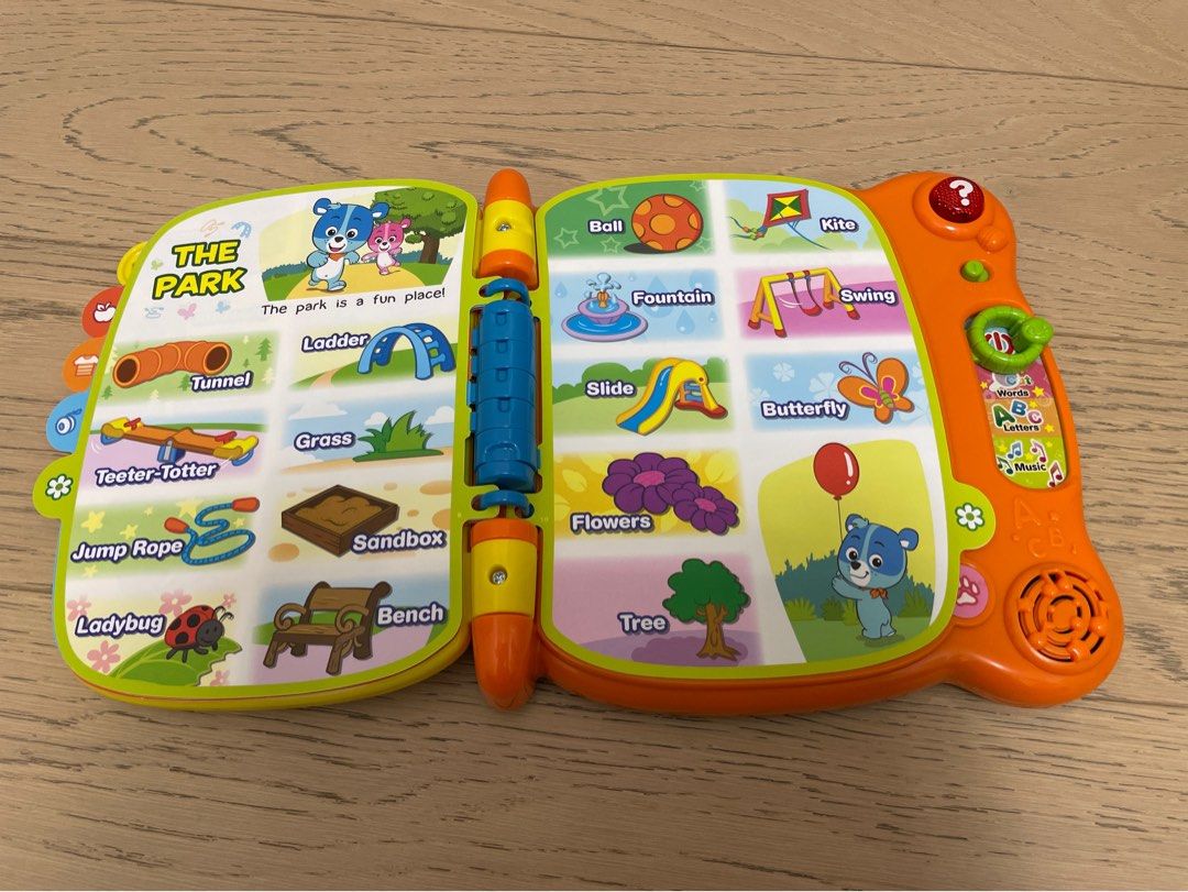 Vtech Touch and Teach Word Book, Babies & Kids, Infant Playtime on ...