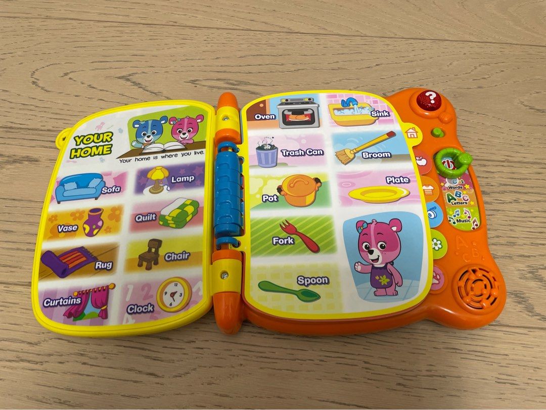 Vtech Touch and Teach Word Book, Babies & Kids, Infant Playtime on ...