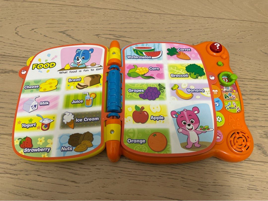 Vtech Touch and Teach Word Book, Babies & Kids, Infant Playtime on ...