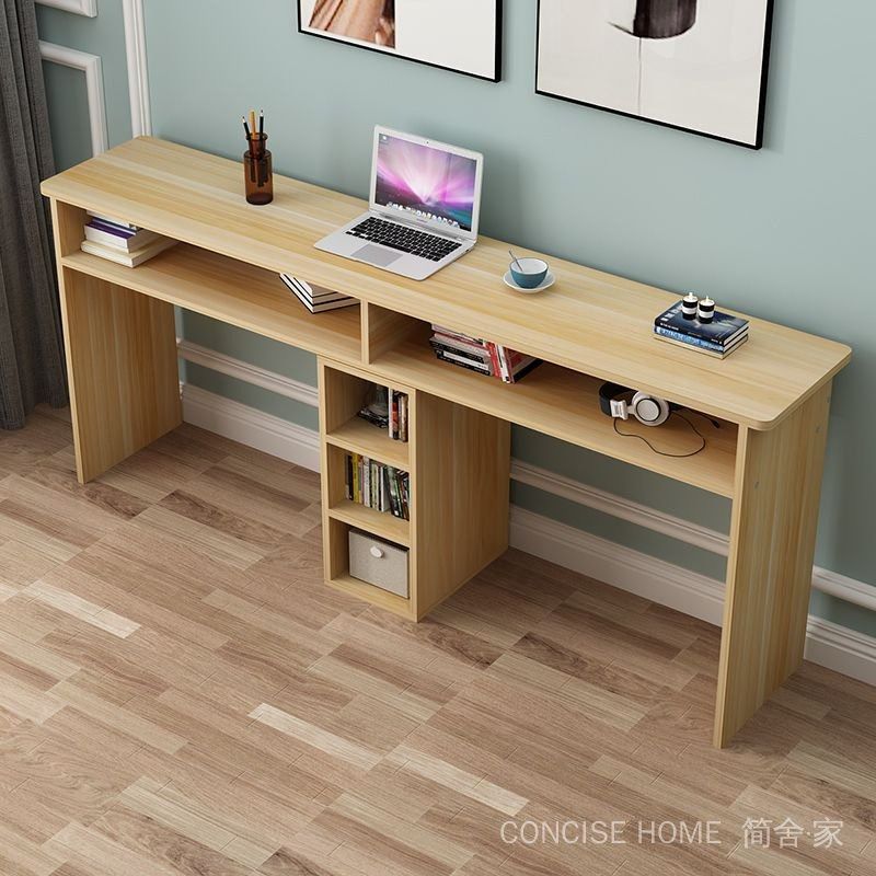 Wall Narrow Table Bedroom Bedside Desk Desk Computer Long Table Desk ...