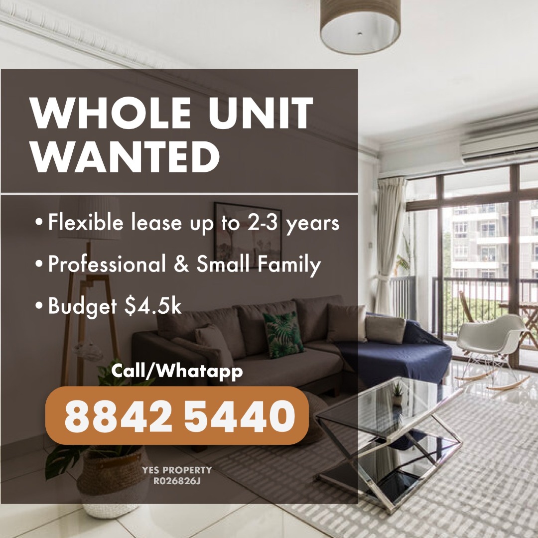 WHOLE UNIT WANTED by SMALL FAMILY budget around $4500!, Property ...
