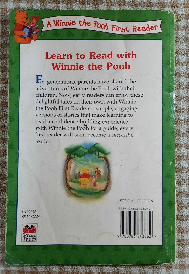All 6 Winnie the Pooh First Reader Books on Carousell