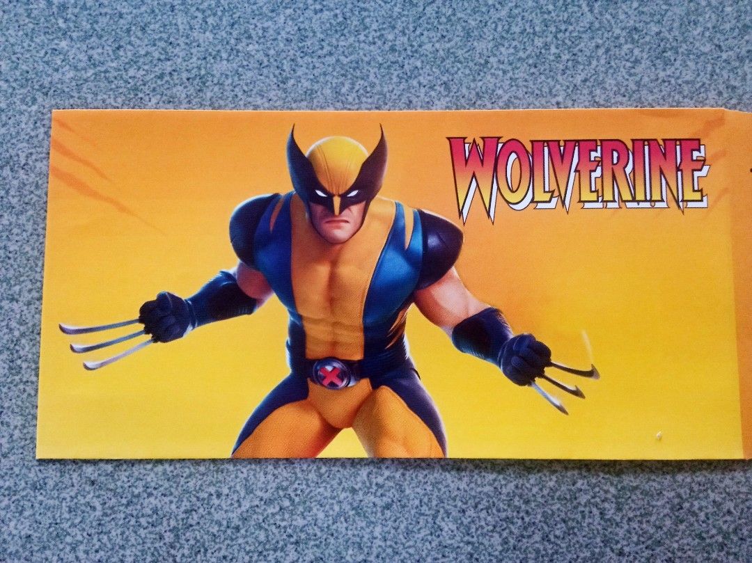 Wolverine X-MEN Angpow, Sampul Duit Raya Spiderman., Hobbies & Toys ...