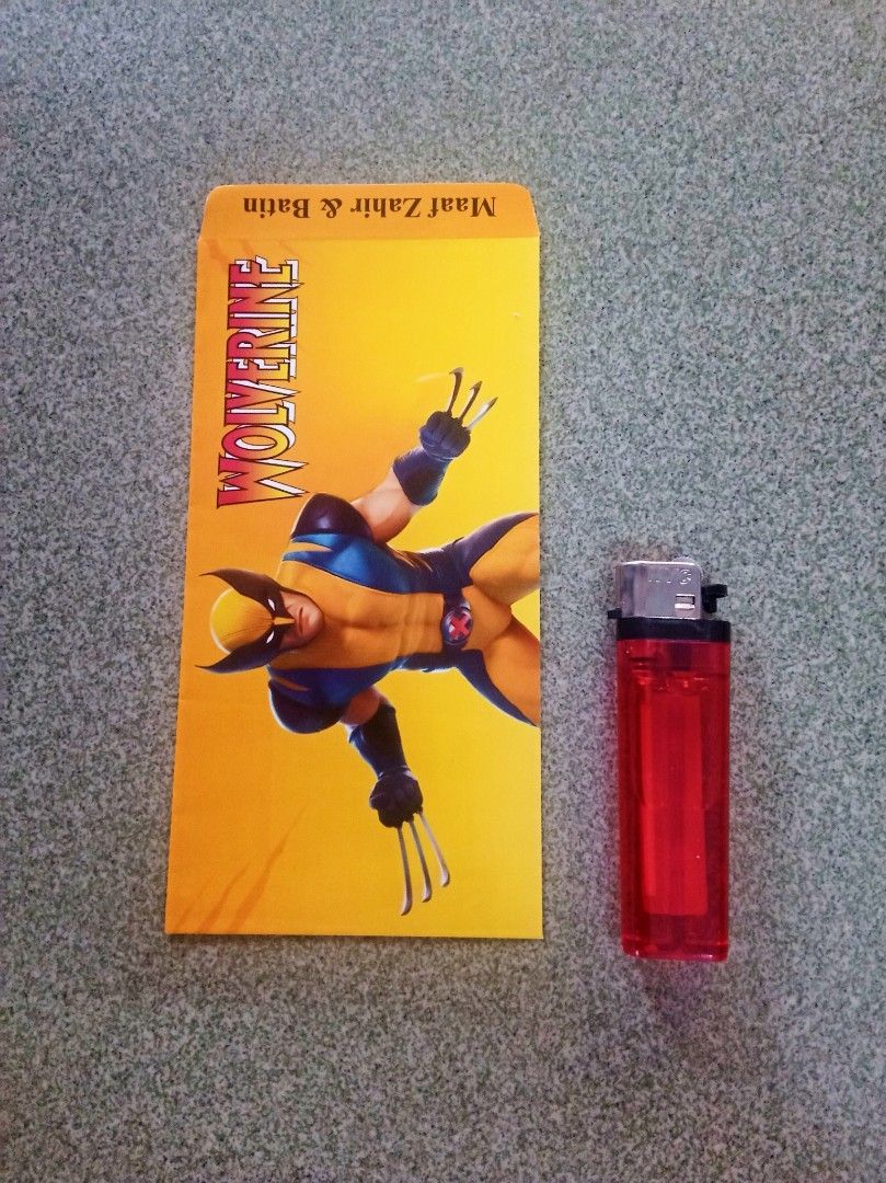 Wolverine X-MEN Angpow, Sampul Duit Raya Spiderman., Hobbies & Toys ...