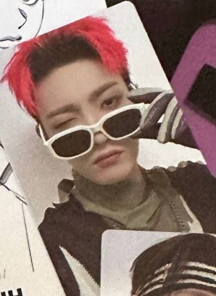 wtt ateez hongjoong album pc ver Z outlaw bouncy, Hobbies & Toys ...