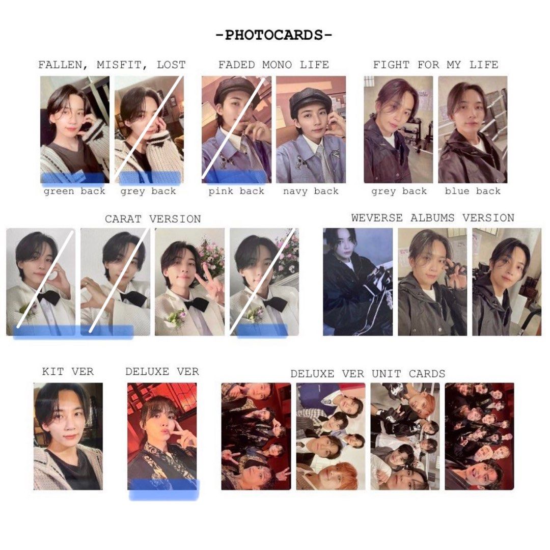 WTT seventeen fml photocards, Hobbies & Toys, Memorabilia ...