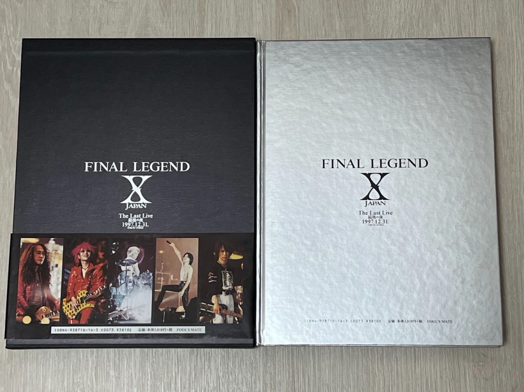 X Japan FINAL LEGEND The Last Live 最後之夜 1997.12.31 TOKYO DOME Yoshiki Toshl Hide Pata Heath 演唱會 ...