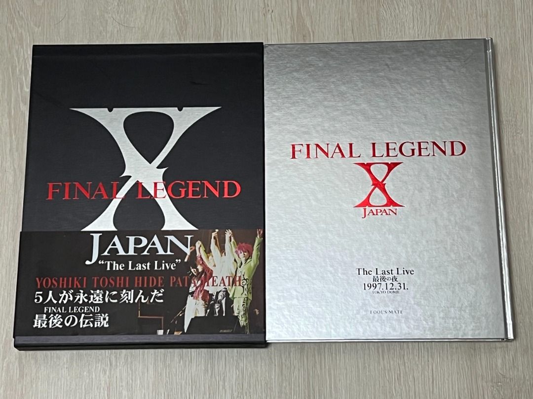 X Japan FINAL LEGEND The Last Live 最後之夜 1997.12.31 TOKYO DOME Yoshiki Toshl Hide Pata Heath 演唱會 ...