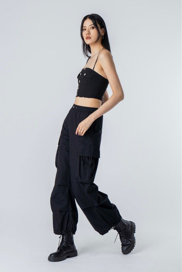 YHF Vision Pants in Black, Women's Fashion, Bottoms, Other Bottoms on ...