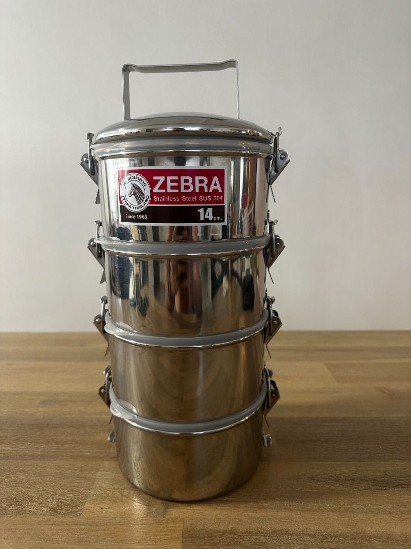 Zebra Stainless Steel SUS304 Smart Lock (Non-Leakable) Food Carrier ...