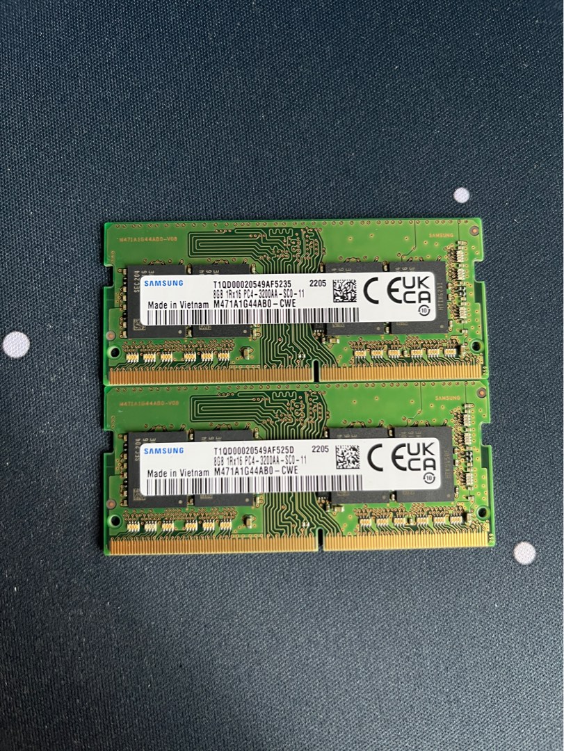 Samsung 16gb 8gbx2 Ddr4 3200 Sodimm Laptop Ram Computers And Tech Parts And Accessories