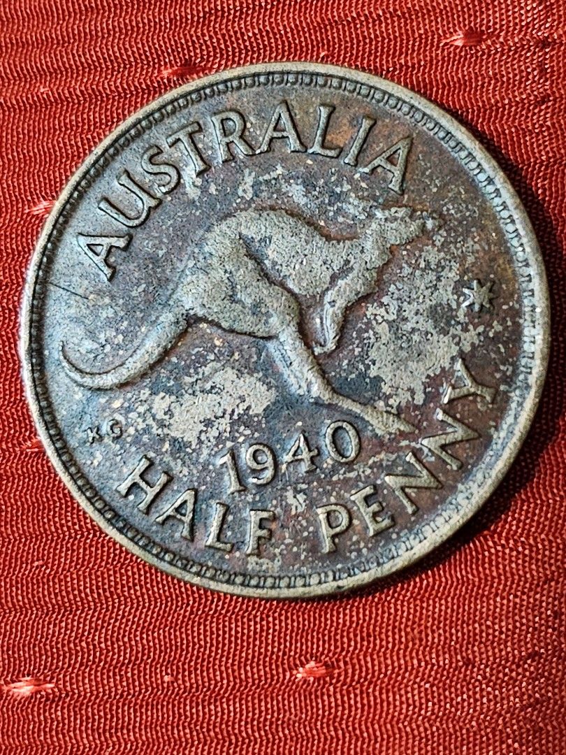 1940 Australia half penny, Hobbies & Toys, Memorabilia & Collectibles ...
