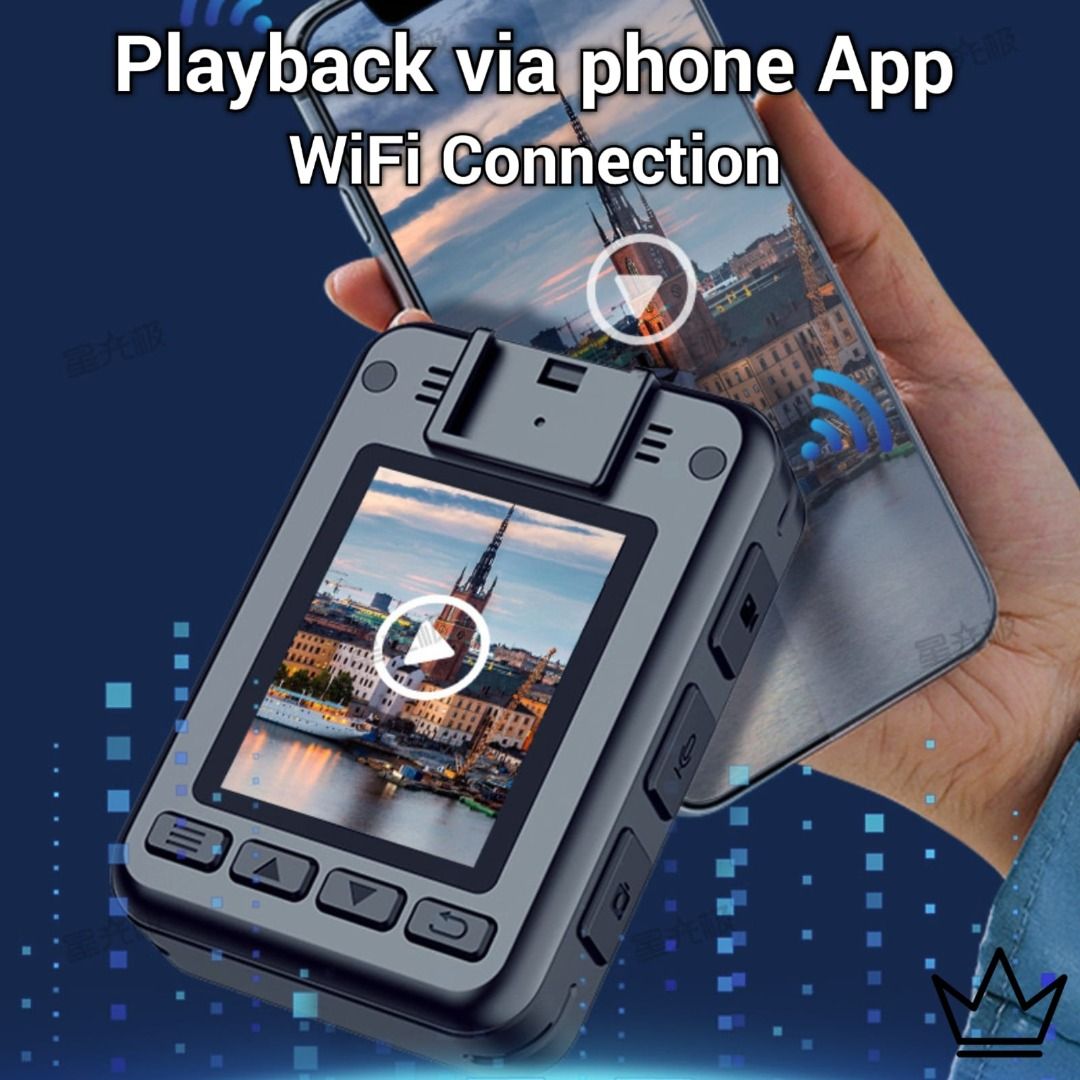 23Hours Body Worn Camera | Portable Cam for Security Guard Auxiliary ...