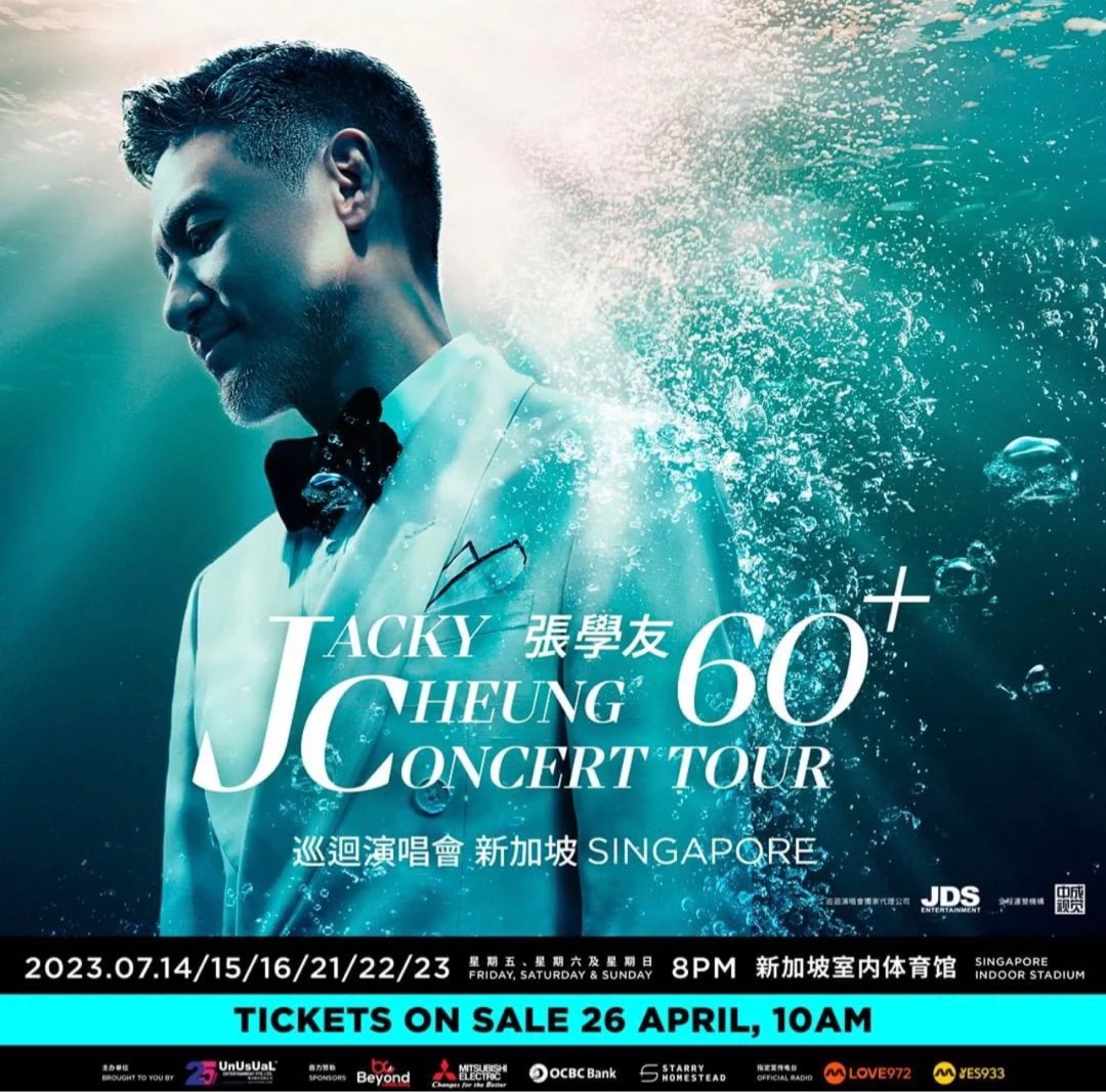 23/Jul Cat 1 Jacky Cheung 张学友, Tickets & Vouchers, Event Tickets on Carousell