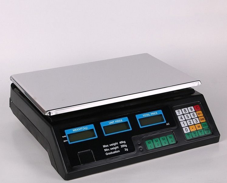 30kg LED Rechargeable Digital Counting Weighting Scale Table Wet Market ...