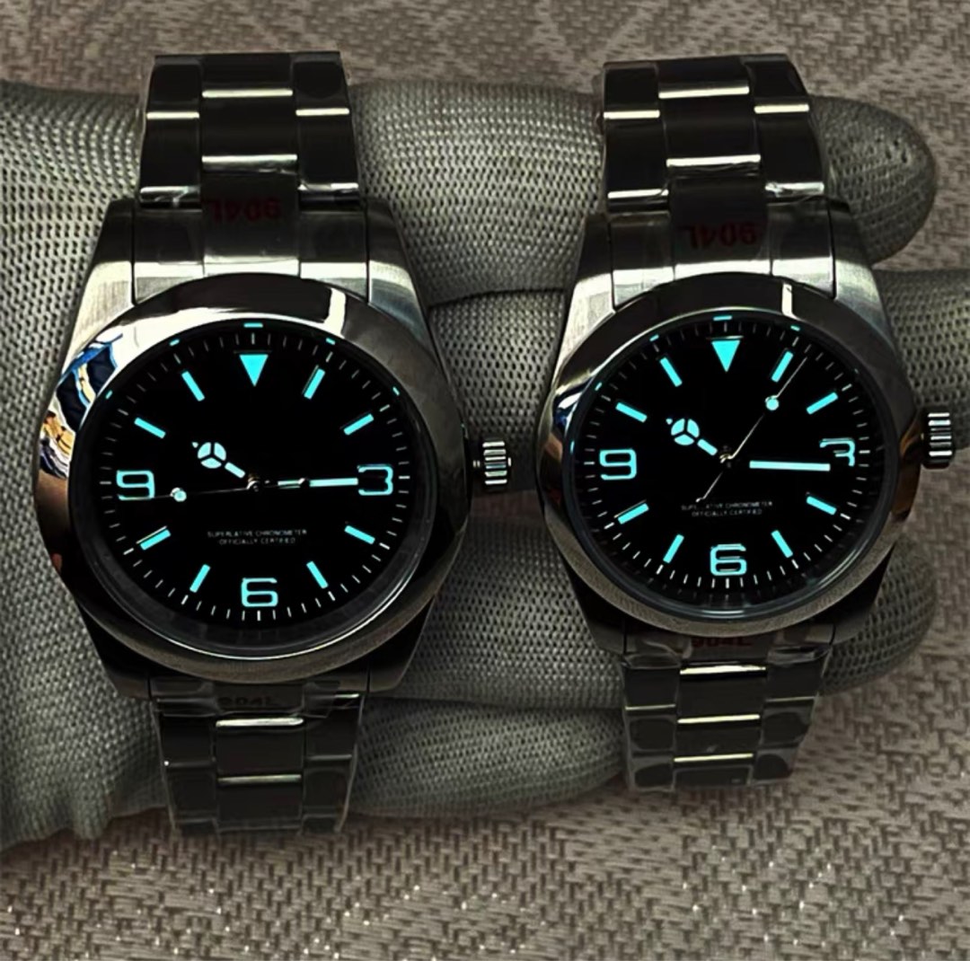 36mm 41mm custom Seiko mod nh35 explorer style, Men's Fashion, Watches ...