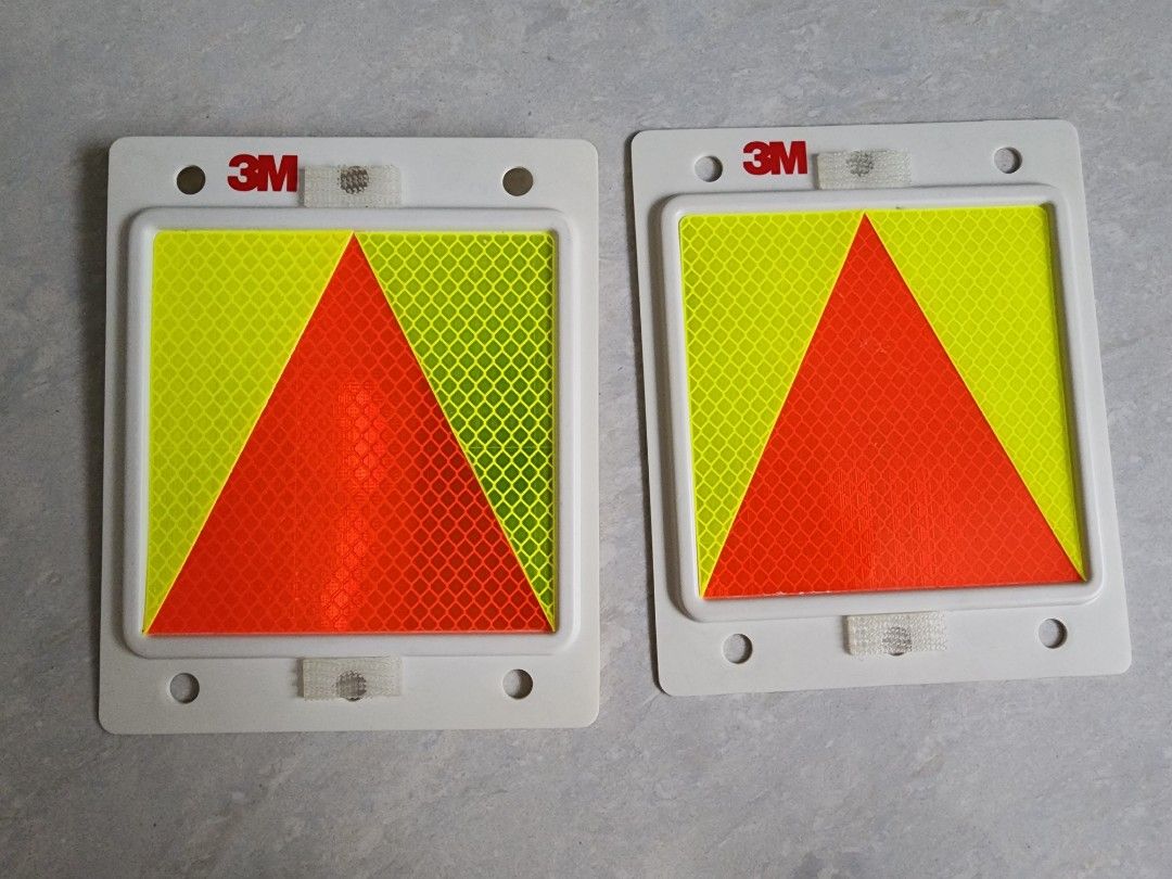 3M Probation Plate for cars, Car Accessories, Car Plates on Carousell