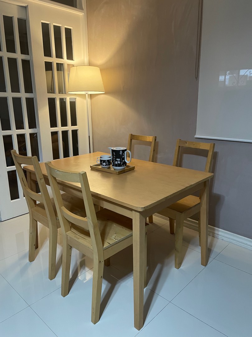 6-8 pax dining set, Furniture & Home Living, Furniture, Tables & Sets ...