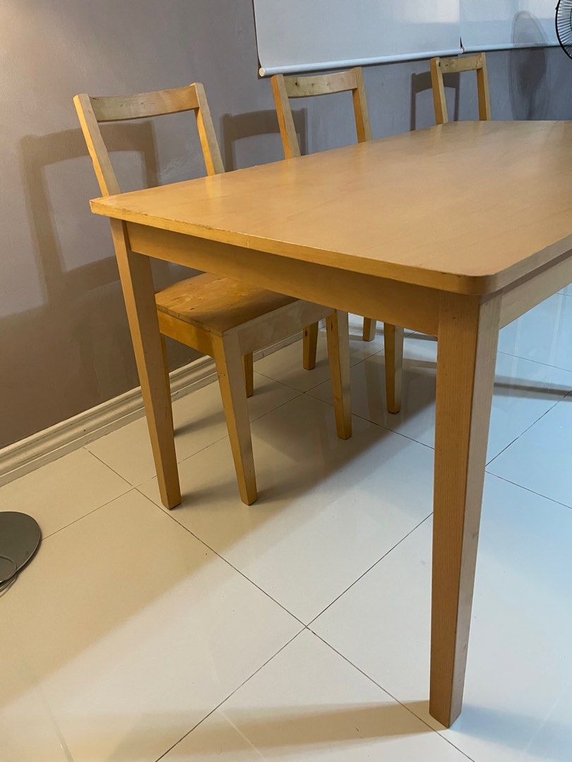 6-8 pax dining set, Furniture & Home Living, Furniture, Tables & Sets ...