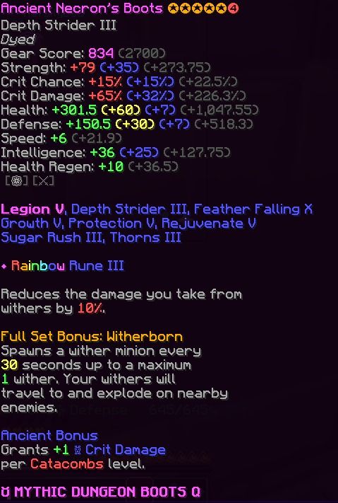 9 STARRED HYPERMAX LEGION 5 NECRON ARMOR (HYPIXEL SKYBLOCK), Video ...