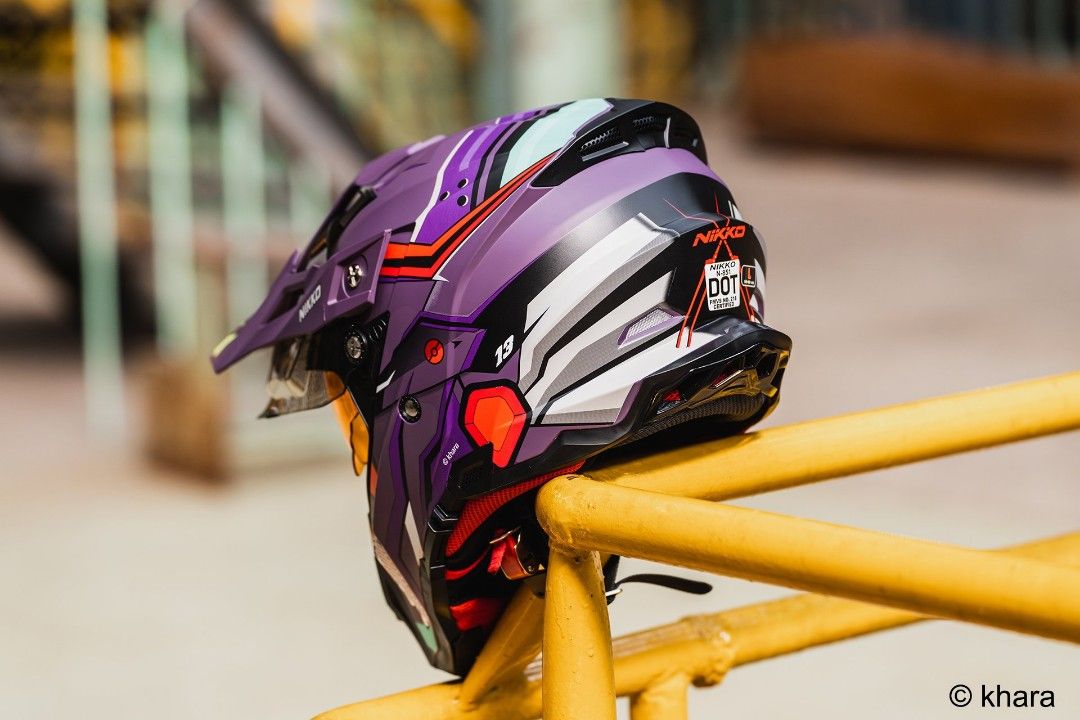 新世紀福音戰士 電單車頭盔 N851 Nikko x EVA 13號機 N-851 限量版 全罩式 M L XL 3XL 新世紀福音戰士聯名款 ...
