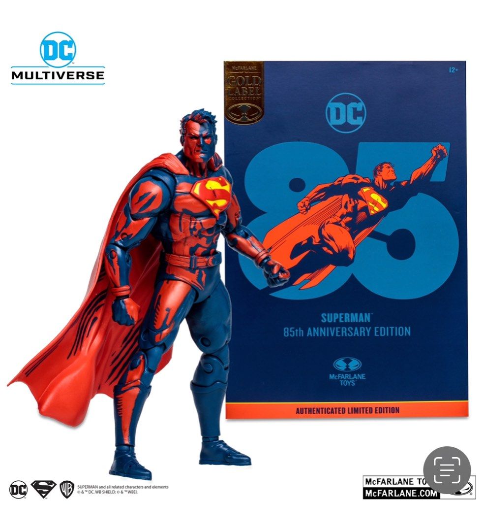 [ PreOrder] Mcfarlane Superman 85th Anniversary SDCC, Hobbies & Toys ...