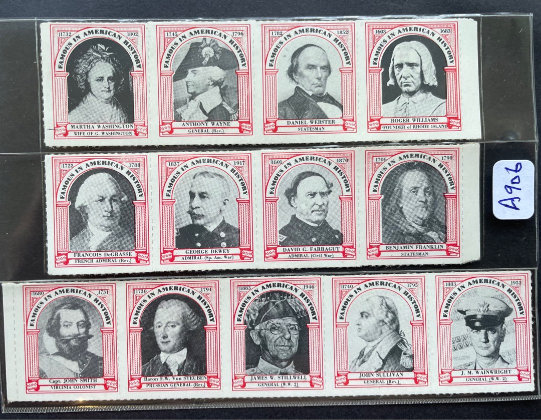 A906 - USA Famous People & Presidents of United States of America ...