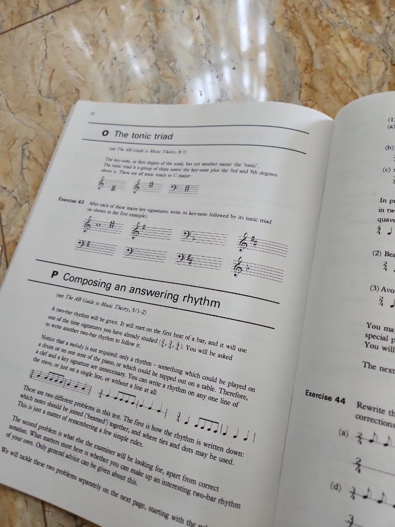 ABRSM Music Theory in Practice Grade 1 Eric Taylor, Hobbies & Toys, Music & Media, Music ...
