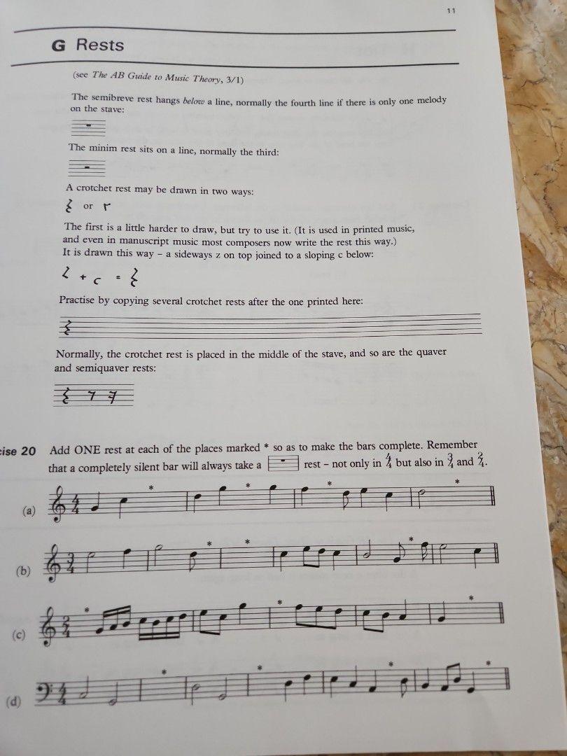 ABRSM Music Theory in Practice Grade 1 Eric Taylor, Hobbies & Toys, Music & Media, Music ...