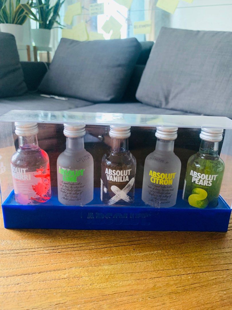 Absolut Vodka - mini set of 5, Food & Drinks, Alcoholic Beverages on ...