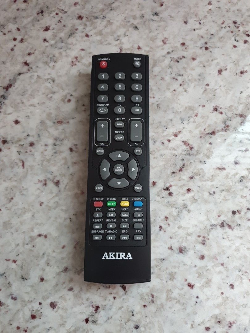 AKIRA REMOTE ORIGINAL, TV & Home Appliances, TV & Entertainment, TV ...