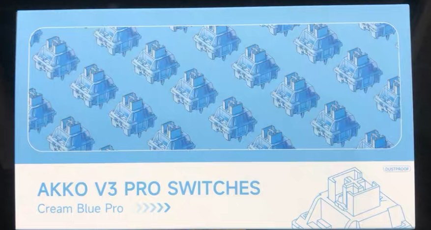 Akko Cream Blue Pro, Computers & Tech, Parts & Accessories, Computer ...
