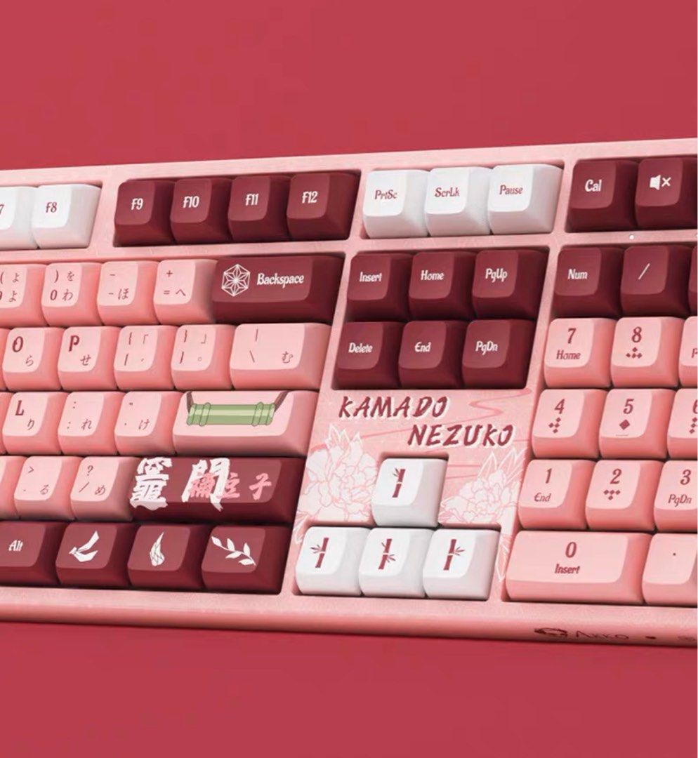 AKKO DEMON SLAYER KAMADO NEZUKO / COMPUTER KEYBOARD / PC / LAPTOP/ USB ...