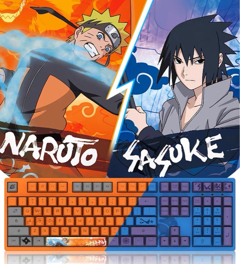 Akko NARUTO AND SASUKE KEYBOARD / USB TYPE C / 3108/ PC / LAPTOP ...