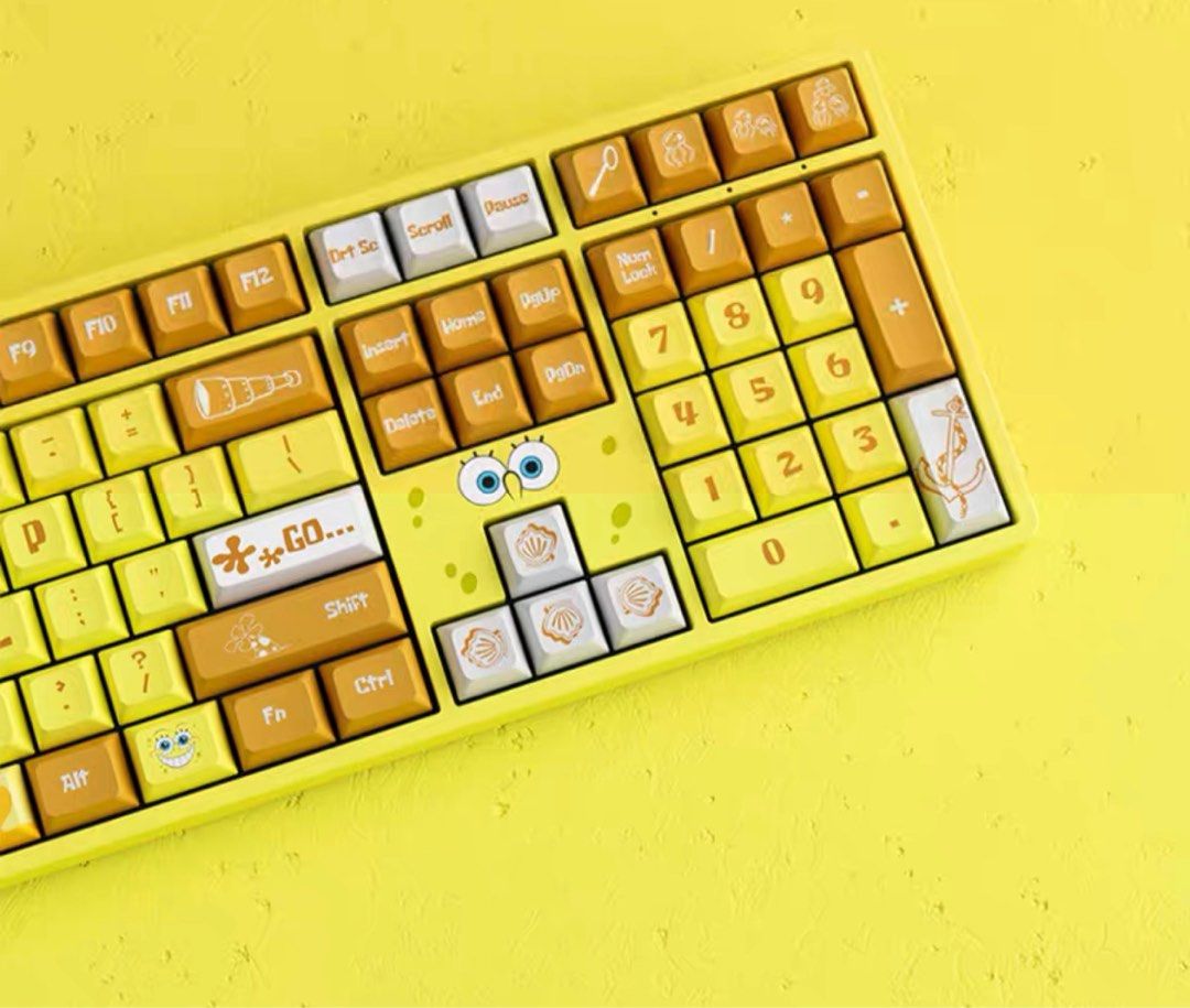 AKKO SPONGEBOB SQUAREPANTS KEYBOARD / COMPUTER / PC / LAPTOP / USB TYPE ...