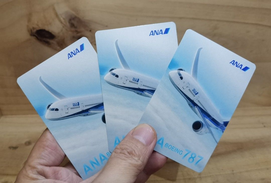 All Nippon Airway ANA Boeing 787 Playing Cards, Hobbies & Toys, Toys ...