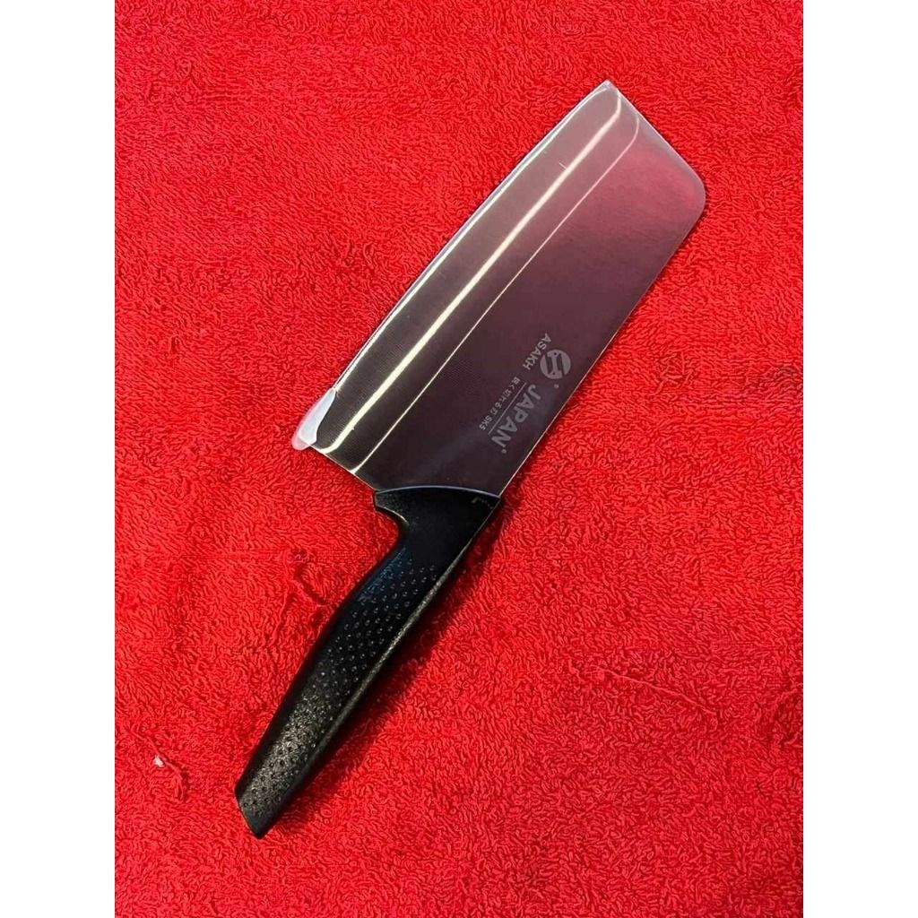 ASAKH Japan SK-5 Steel Kitchen Cleaver Black ABS Handle, Furniture & Home Living, Kitchenware ...