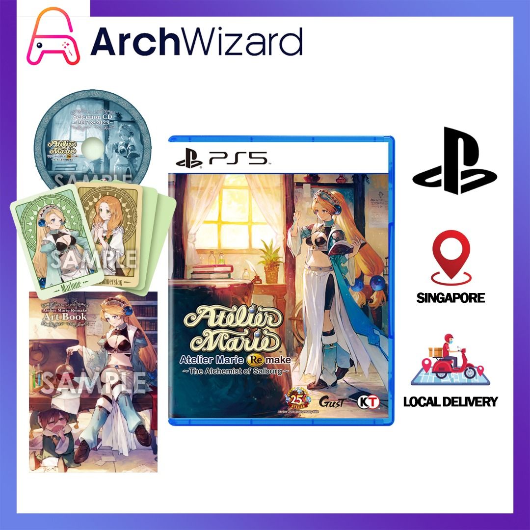 Atelier Marie Remake The Alchemist of Salburg 玛莉的工作室重制版 萨尔博格的炼金术士 Standard Edition Premium Box ...