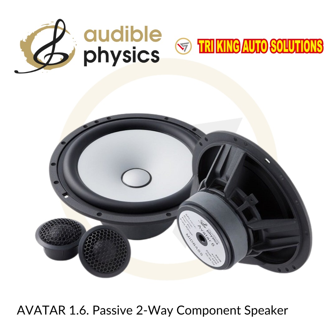 Audible Physics Avatar 1.6. Passive 2 Way Component Loud Speaker Set ...