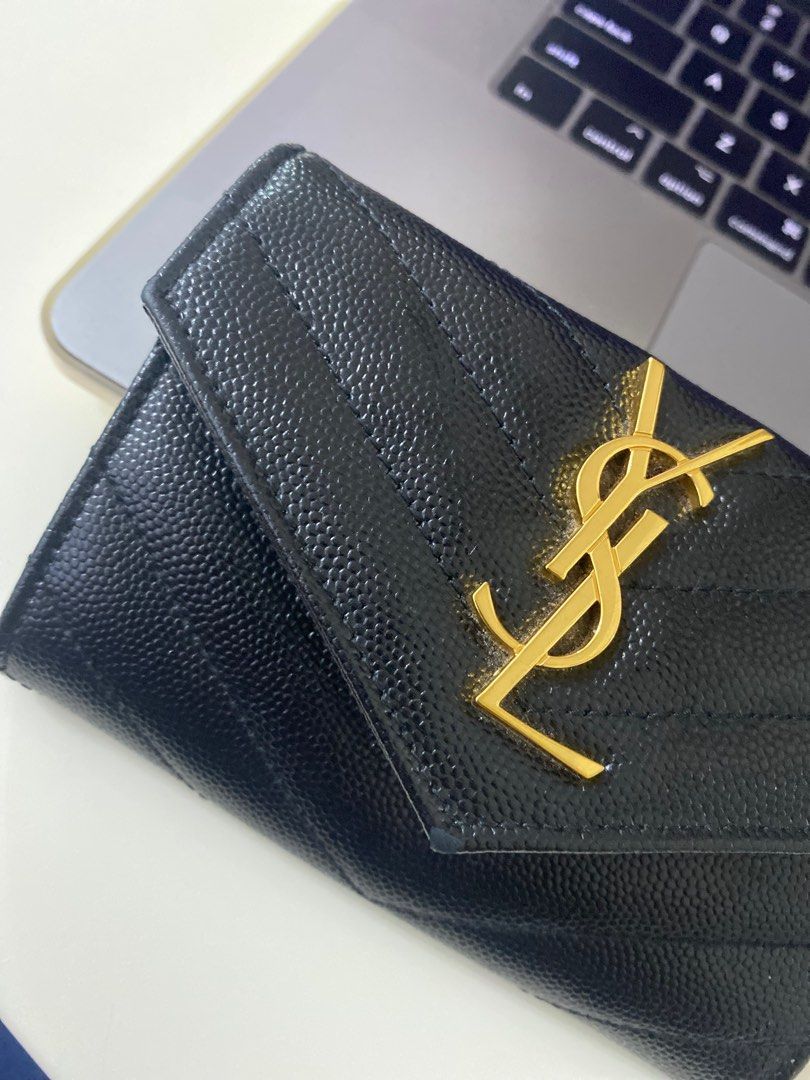 Authentic YSL Envelope Wallet with inclusions, Luxury, Bags & Wallets ...