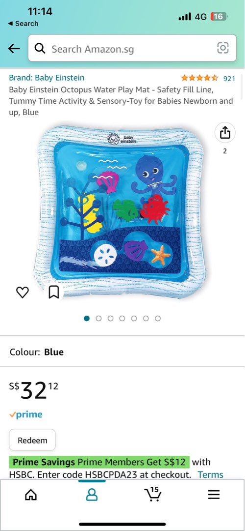 Baby Einstein water playmate, Babies & Kids, Infant Playtime on Carousell