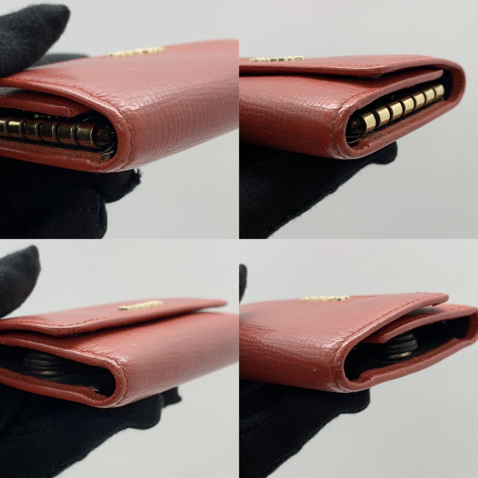 BALLY RED KEY CASE 237019797 KM, Luxury, Bags & Wallets on Carousell