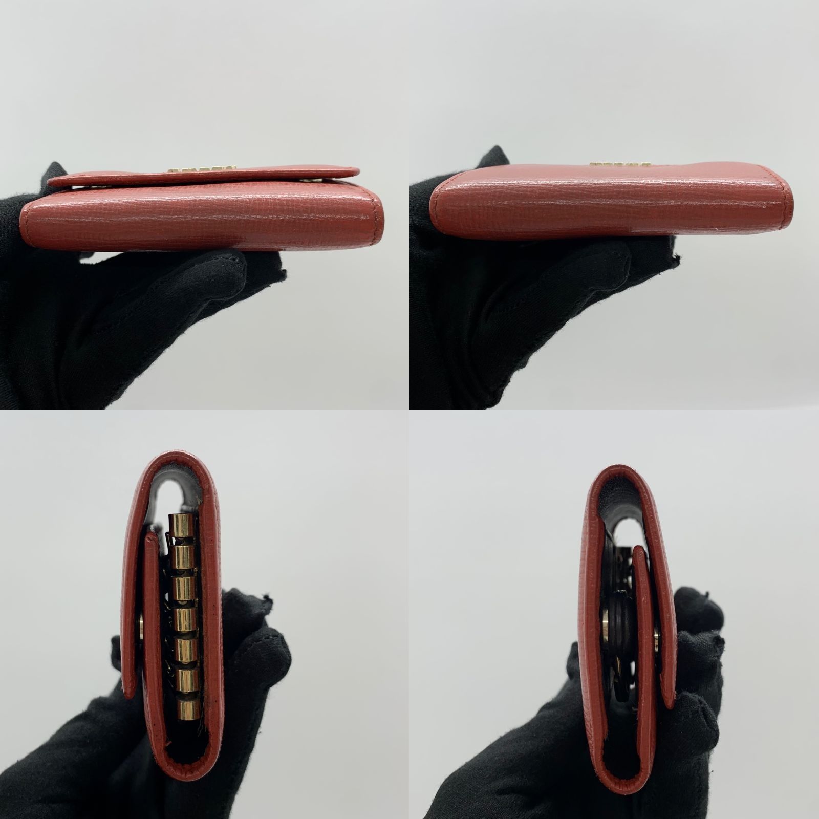 BALLY RED KEY CASE 237019797 KM, Luxury, Bags & Wallets on Carousell