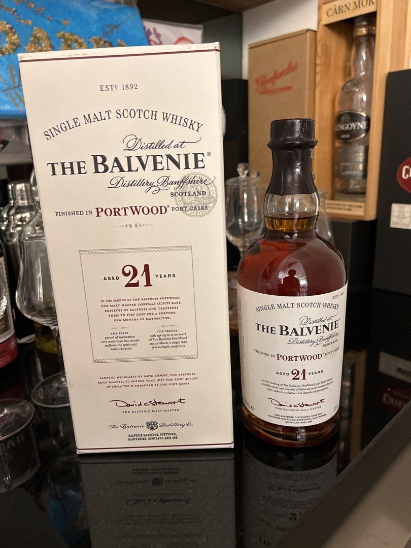 Balvenie 21 Portwood 40%, Food & Drinks, Alcoholic Beverages on Carousell