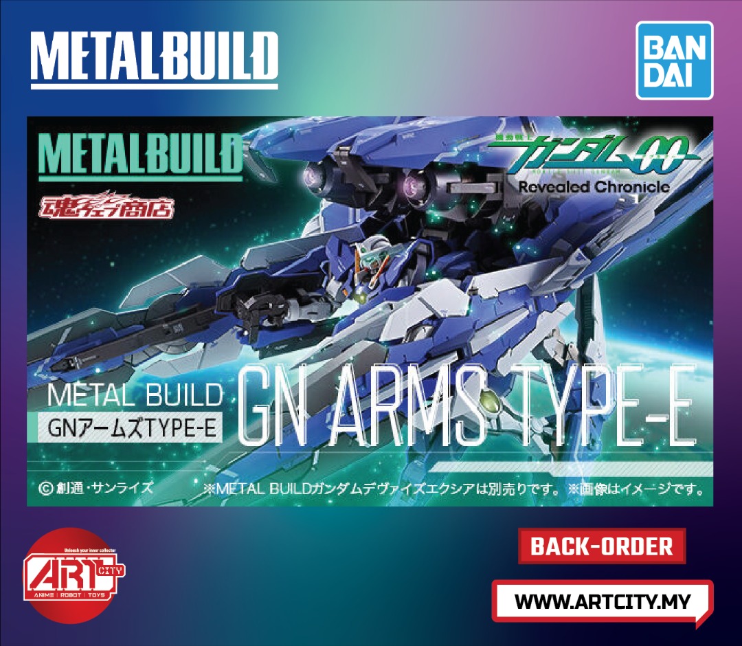 (READY STOCK) Bandai Metal Build - GN Arms Type E - Gundam Exia - 1/100 Scale, Hobbies & Toys ...