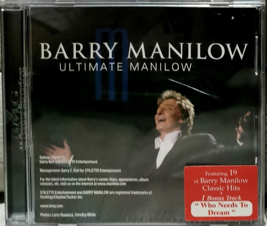 BARRY MANILOW, Hobbies & Toys, Music & Media, CDs & DVDs on Carousell