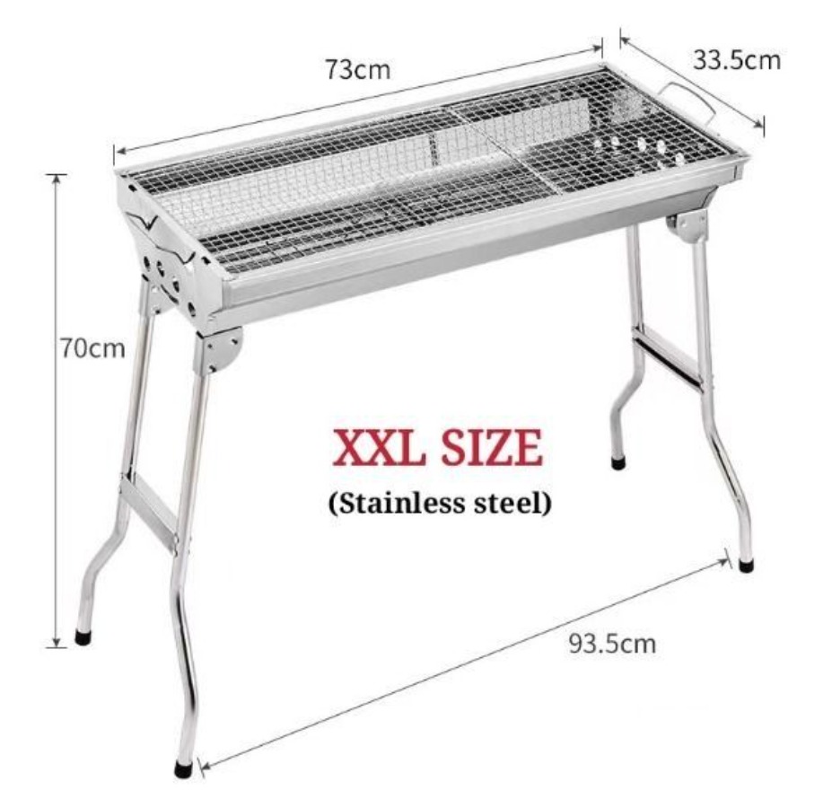 BBQ Pit BBQ Grill Foldable Portable Charcoal, TV & Home Appliances, Kitchen Appliances, BBQ ...