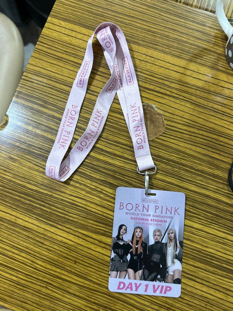Blackpink day 1 vip lanyard, Hobbies & Toys, Memorabilia & Collectibles ...