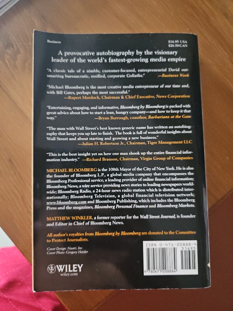 Bloomberg by Bloomberg, Hobbies & Toys, Books & Magazines, Fiction ...