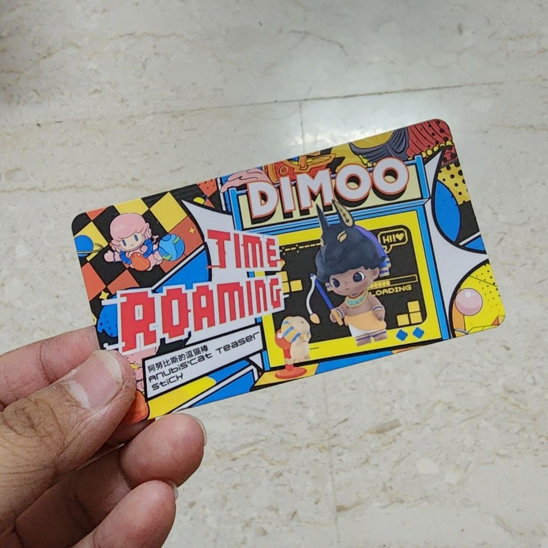 (BNIF) Popmart Clearance Dimoo Time Roaming Anubis Cat Teaser Stick ...